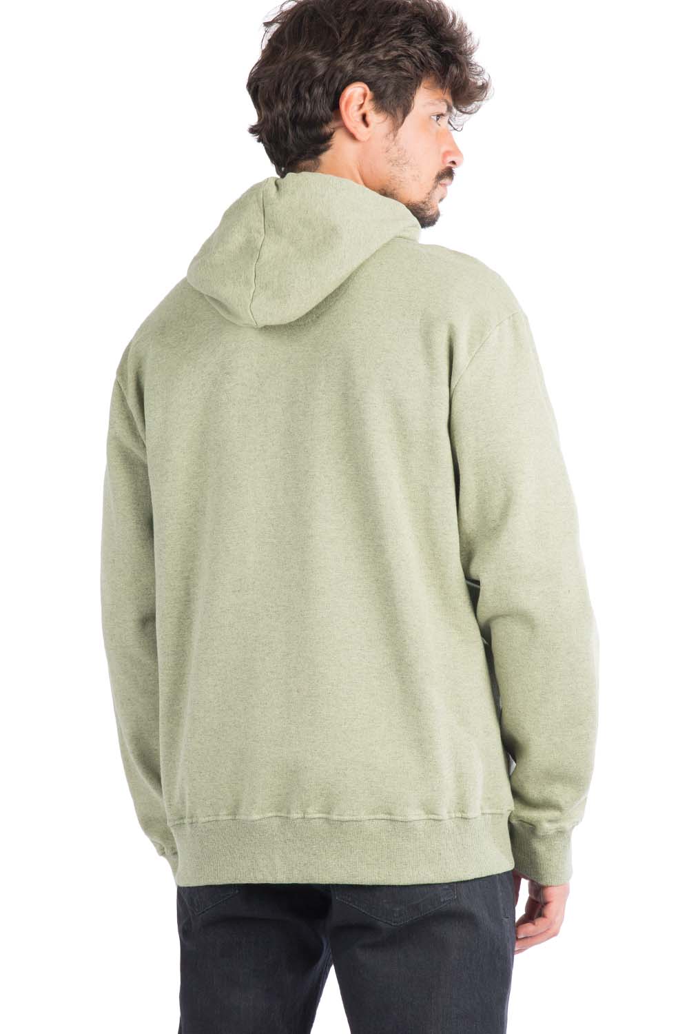 Casaco De Moletom Mescla Logo Relevo Verde - Taco