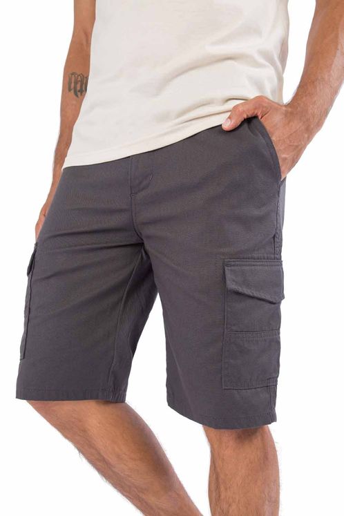 Bermuda Cargo Flex Cinza - Taco