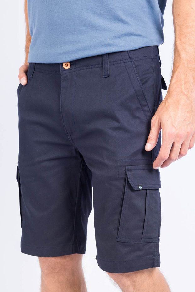 Bermuda Cargo Flex Azul Marinho - Taco