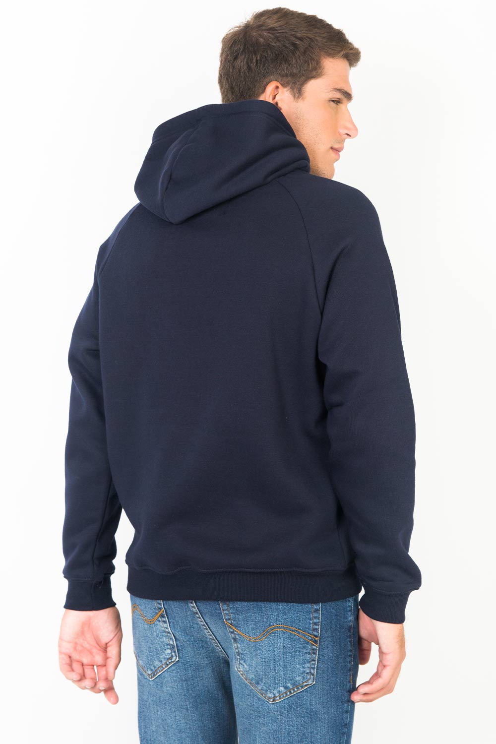 Casaco Moletom Com Capuz Azul Marinho - Taco